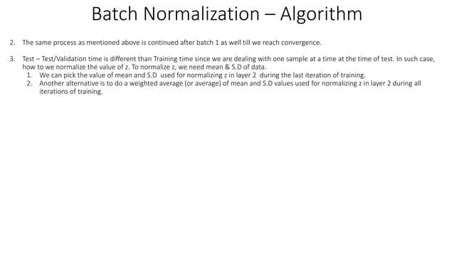 Batch Normalization | PPT