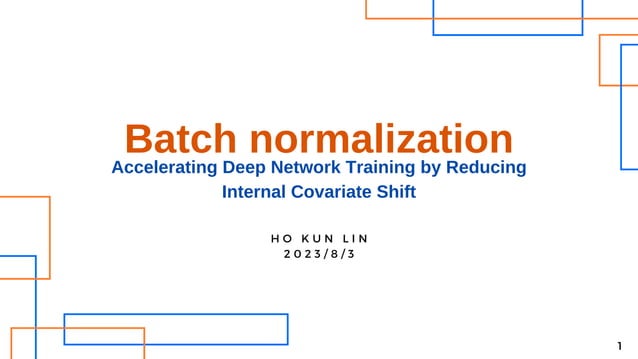 Batch normalization: Accelerating Deep Network Training by Reducing Internal Covariate Shift | PDF