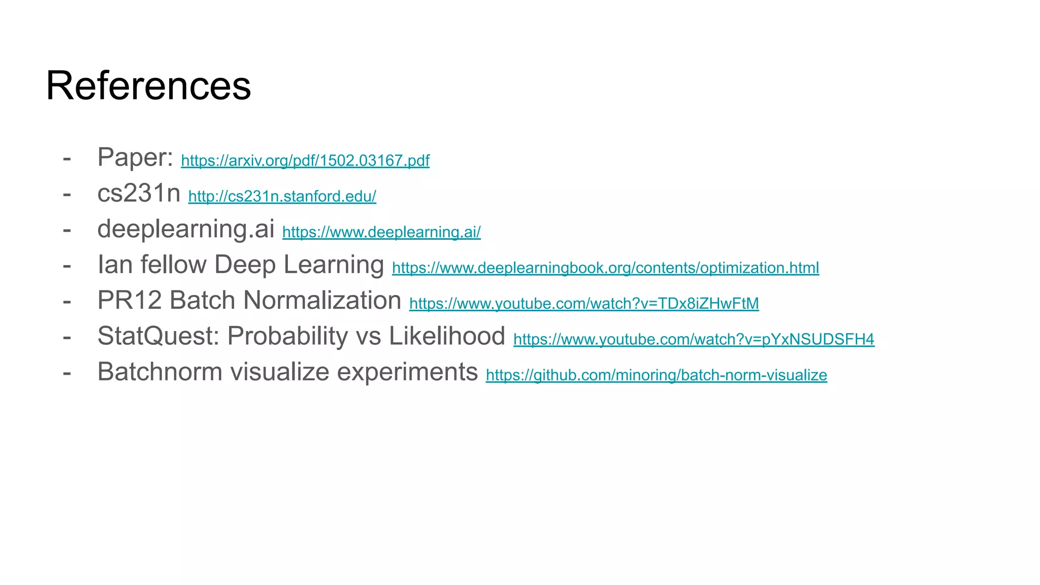 Batch normalization paper review | PDF