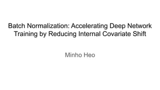 Batch normalization paper review | PDF