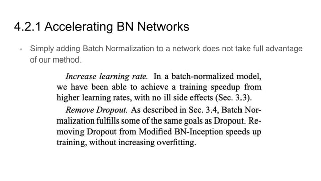 Batch normalization paper review | PDF