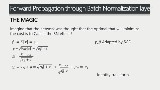 Batch normalization presentation | PPTX | Programming Languages | Computing