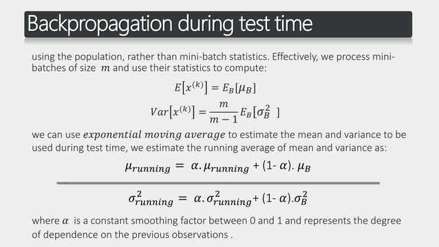 Batch normalization presentation | PPTX | Programming Languages | Computing