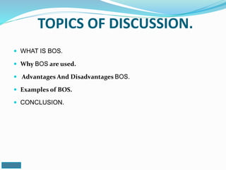 Batch operating system | PPTX