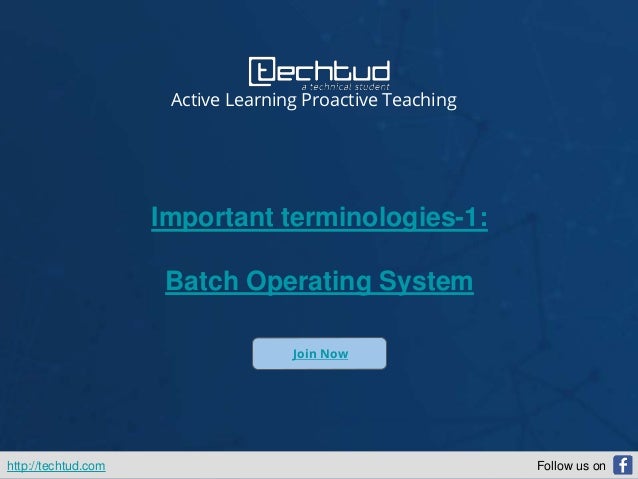 Batch Operating System