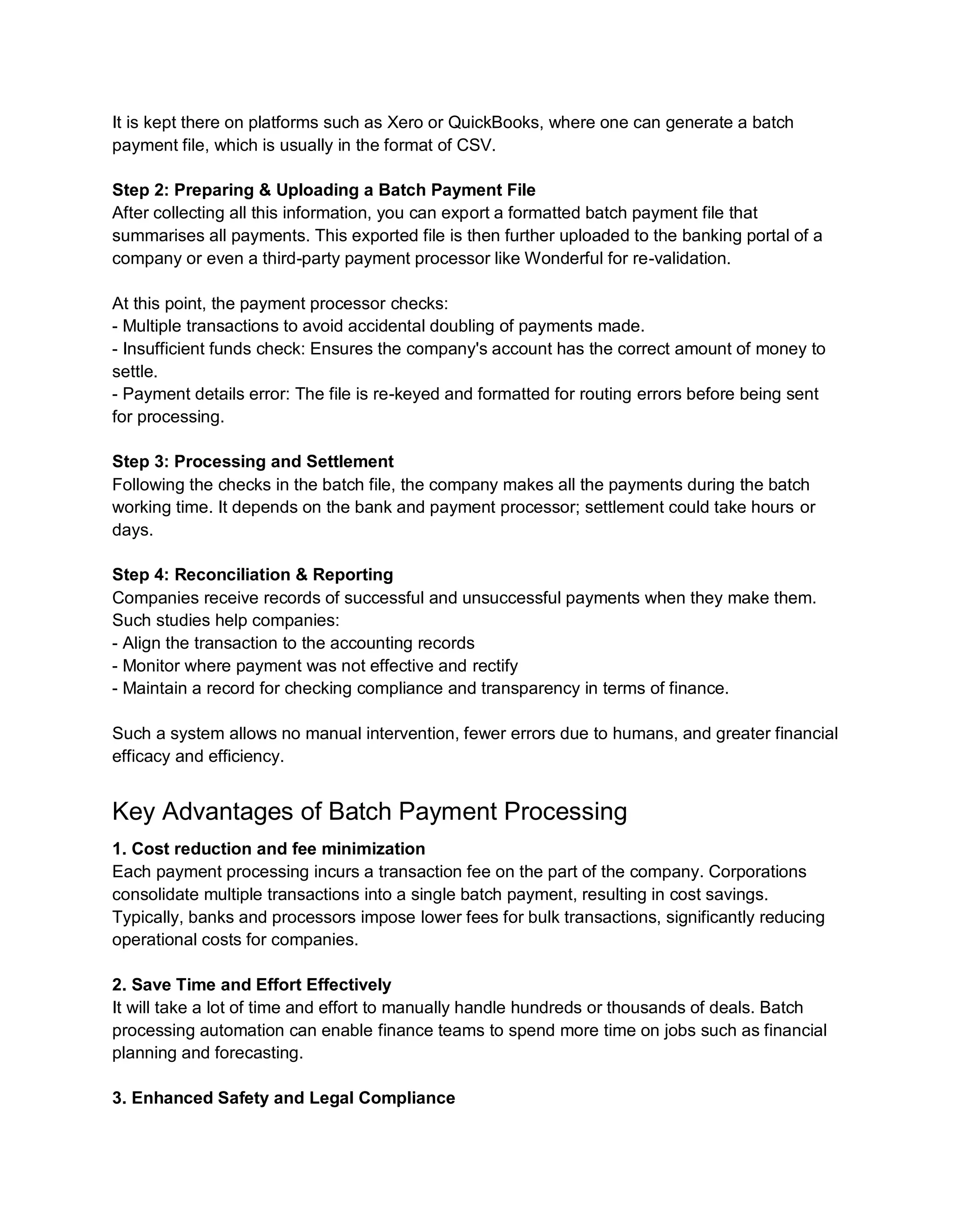 Simplifying business transactions: The batch payment approach | PDF