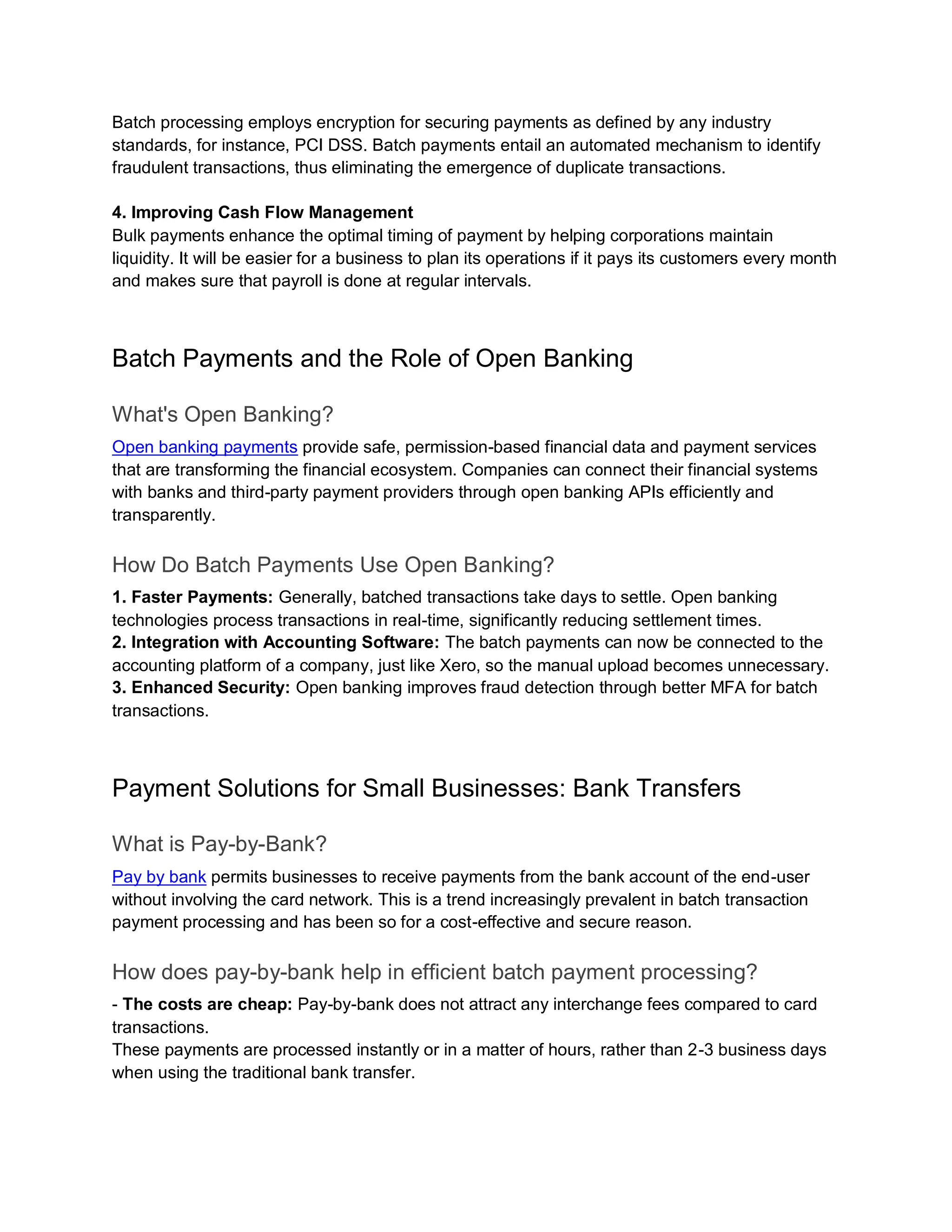 Simplifying business transactions: The batch payment approach | PDF