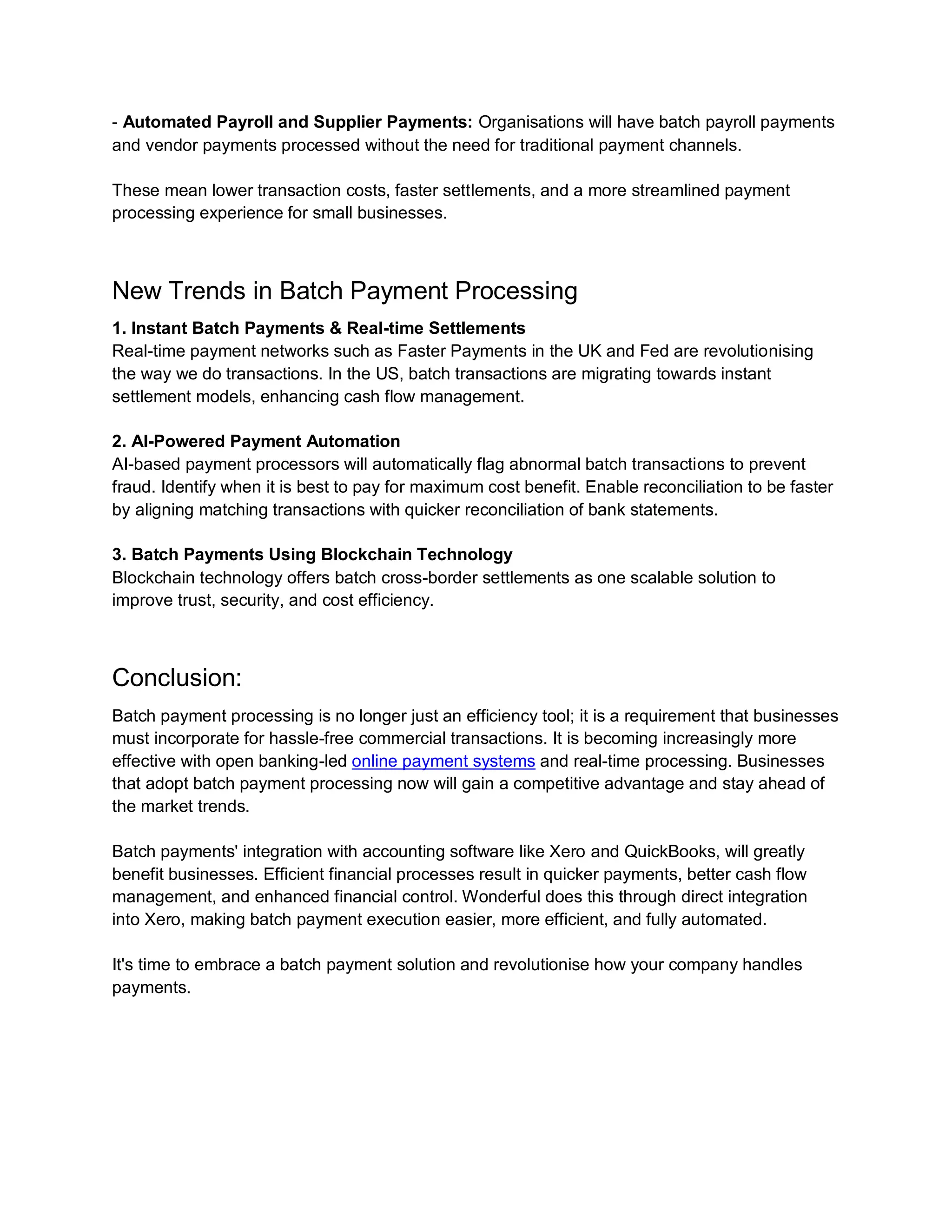 Simplifying business transactions: The batch payment approach | PDF