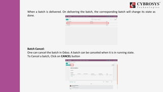 Batch pickings in odoo v12 | PPT