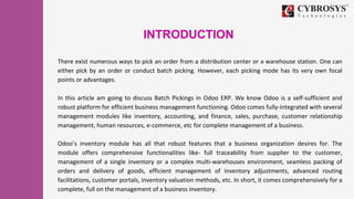 Batch pickings in odoo v12 | PPT
