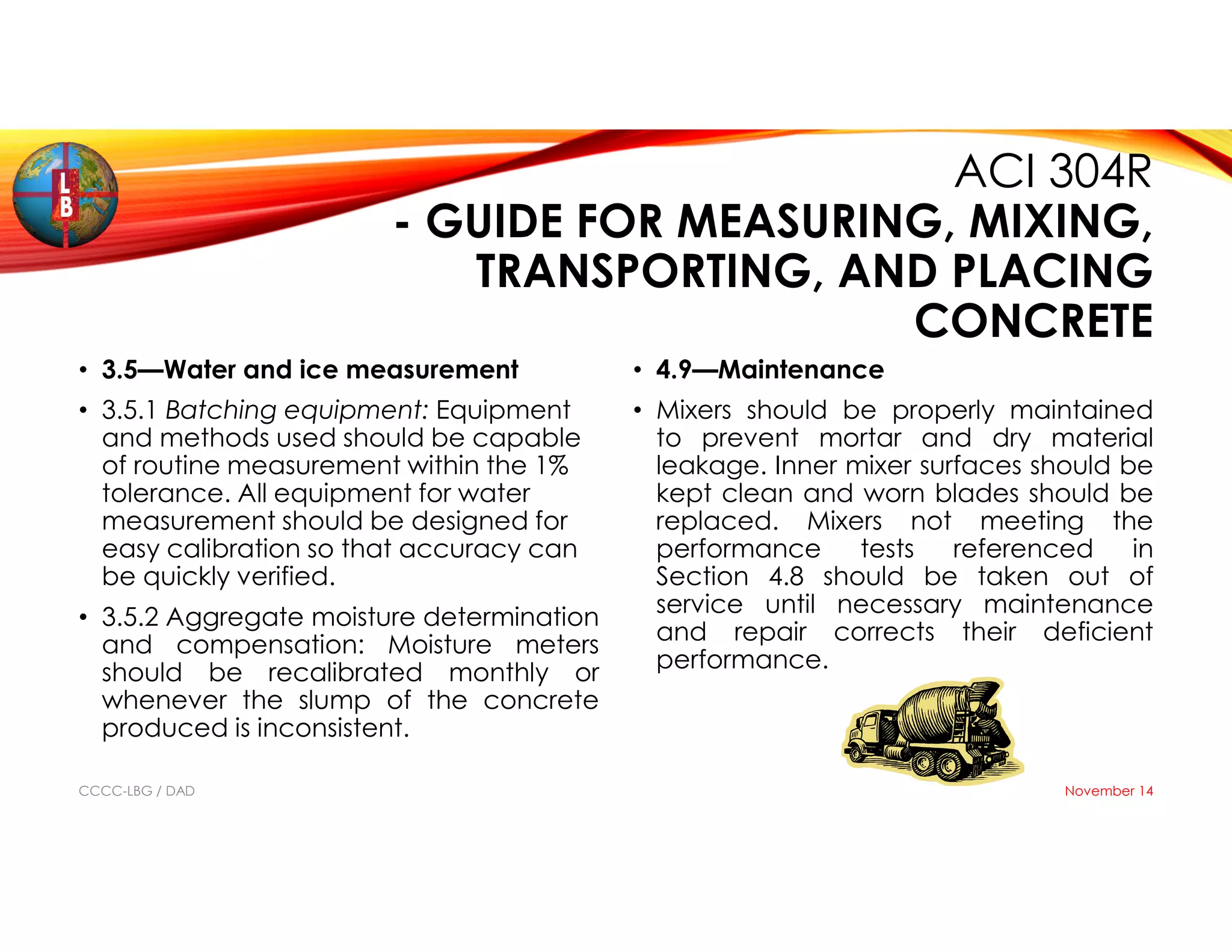 Batch plant maintenance | PDF