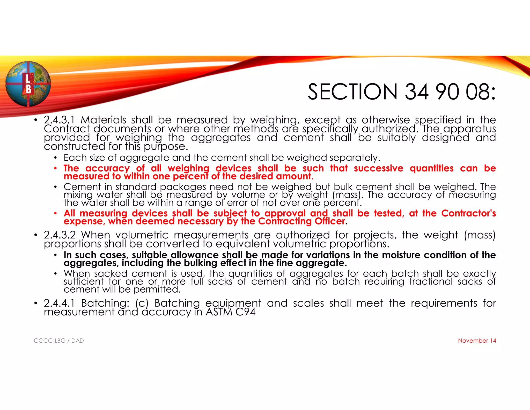 Batch plant maintenance | PDF