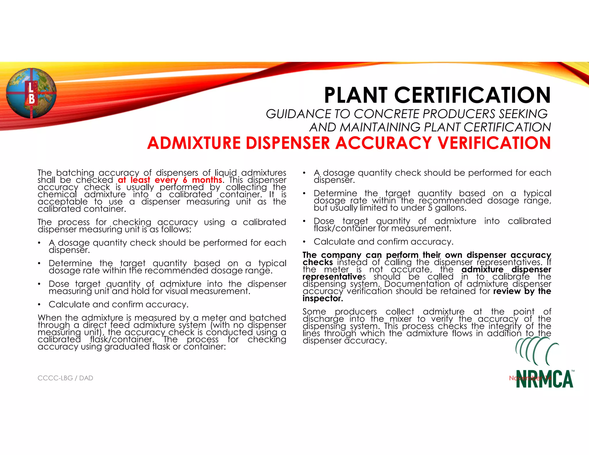 Batch plant maintenance | PDF