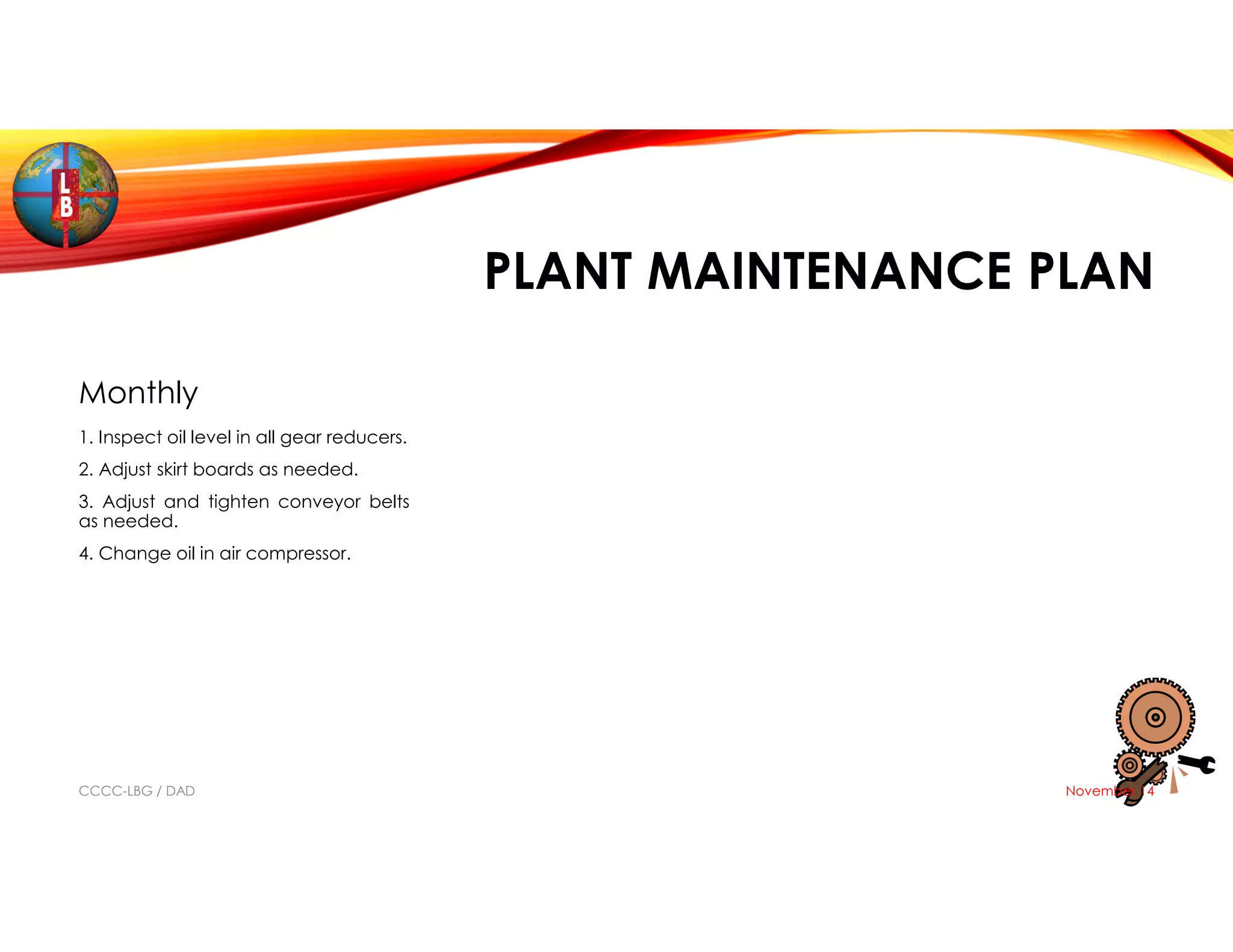 Batch plant maintenance | PDF