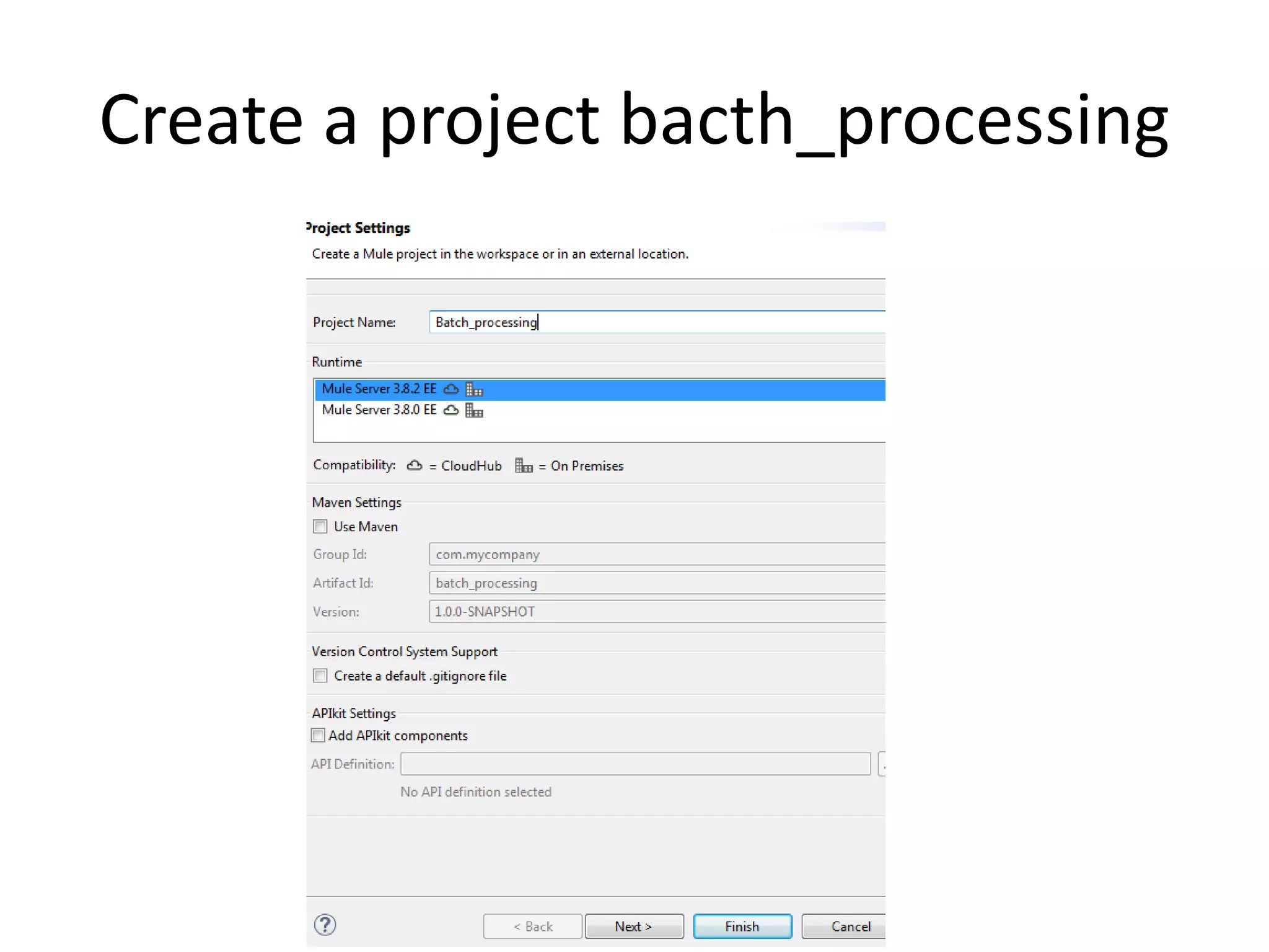 Mulesoft anypoint batch processing | PPTX