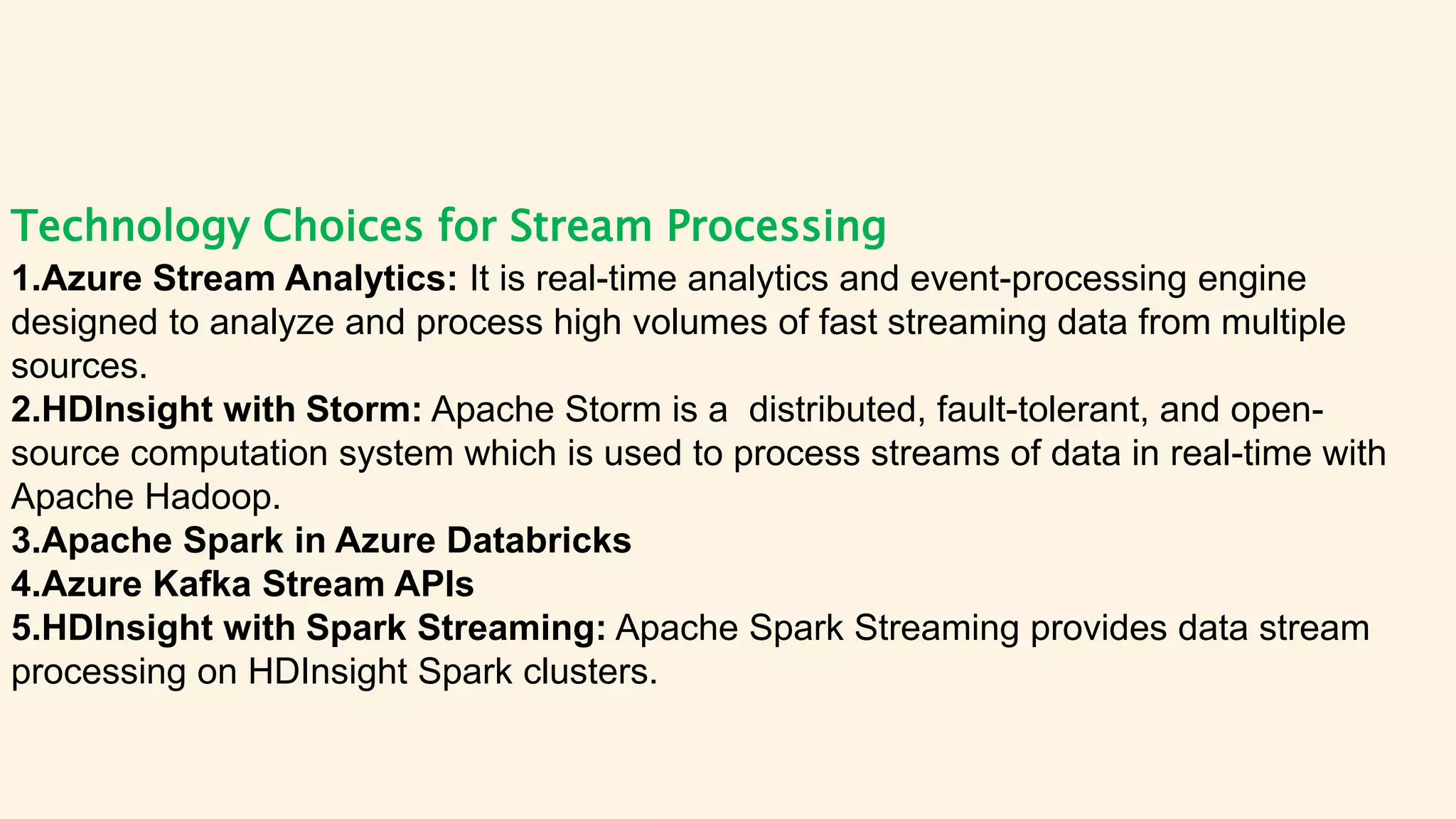 Batch Processing vs Stream Processing Difference | PPTX