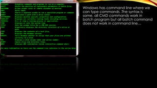 Batch programming | PPT | Free Download