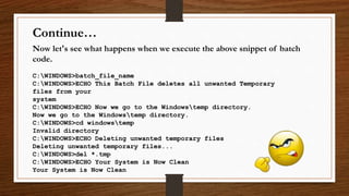 Batch programming and Viruses | PPTX