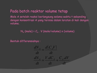 Batch reactor | PPT