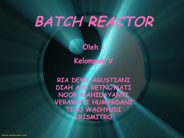 Batch reactor | PPT