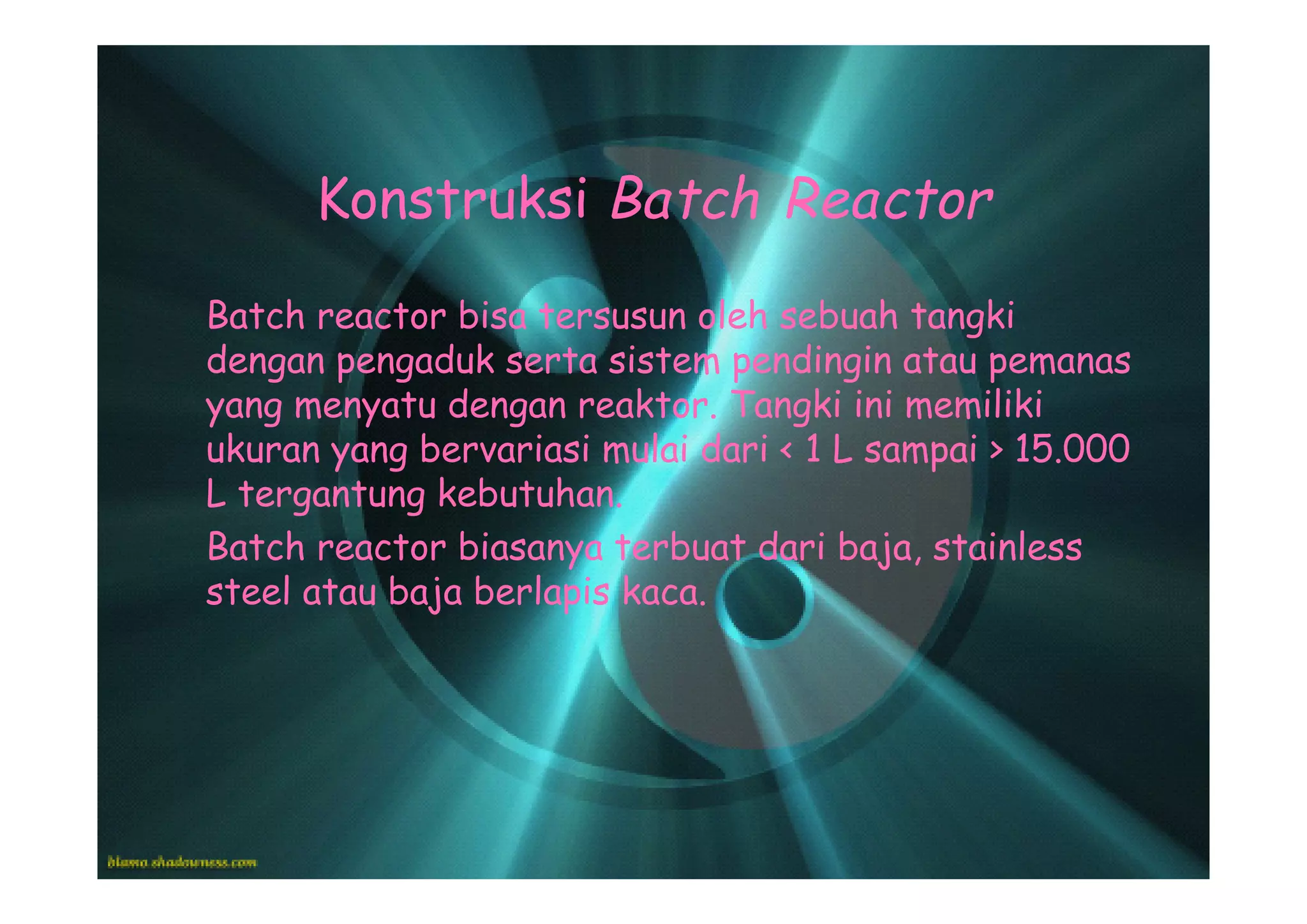 Batch Reactor | PDF
