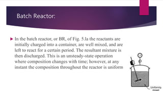 Batch reactor designing | PPTX