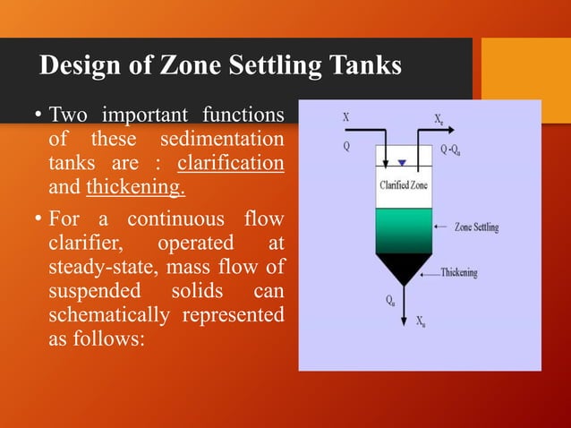 Batch sedimentation, clarifiers | PPTX