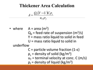 Batch sedimentation, clarifiers | PPTX