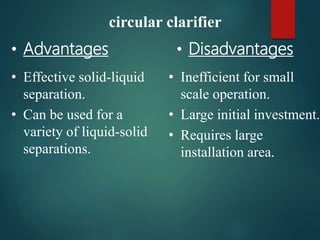 Batch sedimentation, clarifiers | PPTX