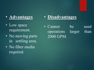 Batch sedimentation, clarifiers | PPTX