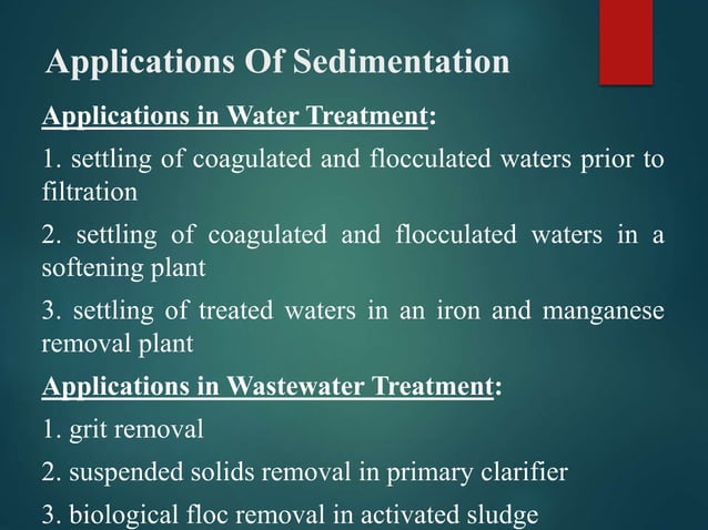 Batch sedimentation, clarifiers | PPTX