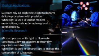 white light sources and laser sources, and their application in the ...