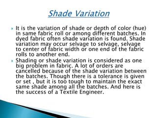 Batch to Batch shade variation | PPTX