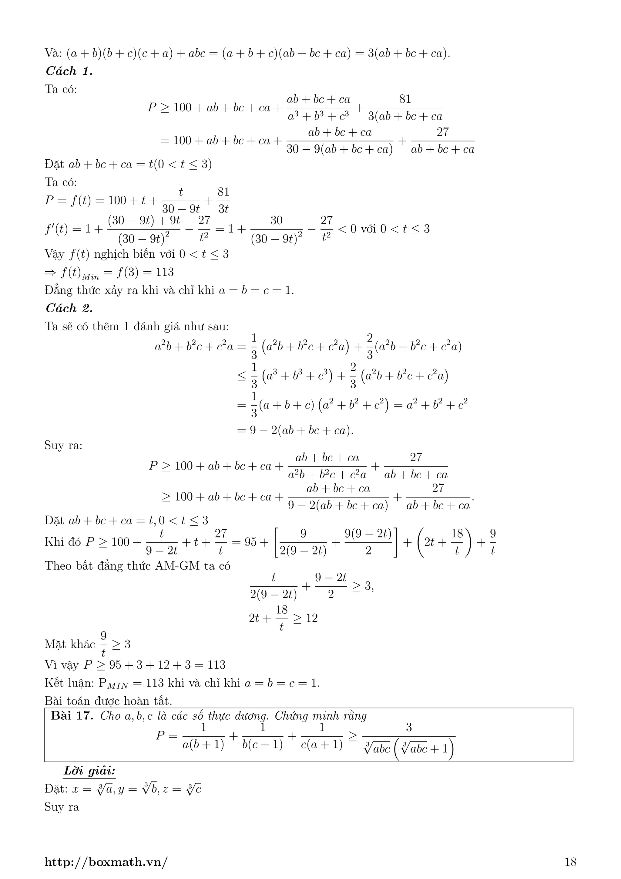 Bat dang thuc boxmath | PDF