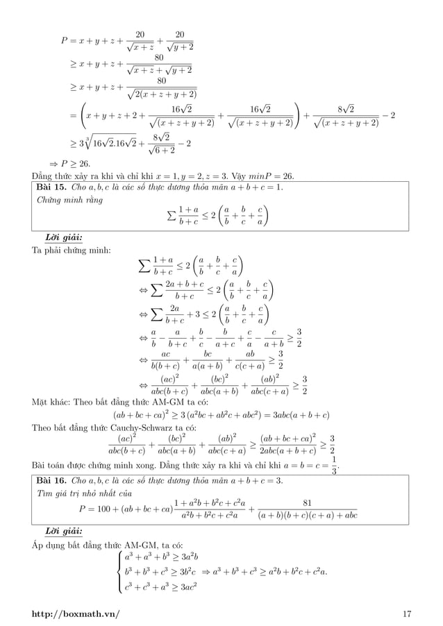 Bat dang thuc boxmath | PDF