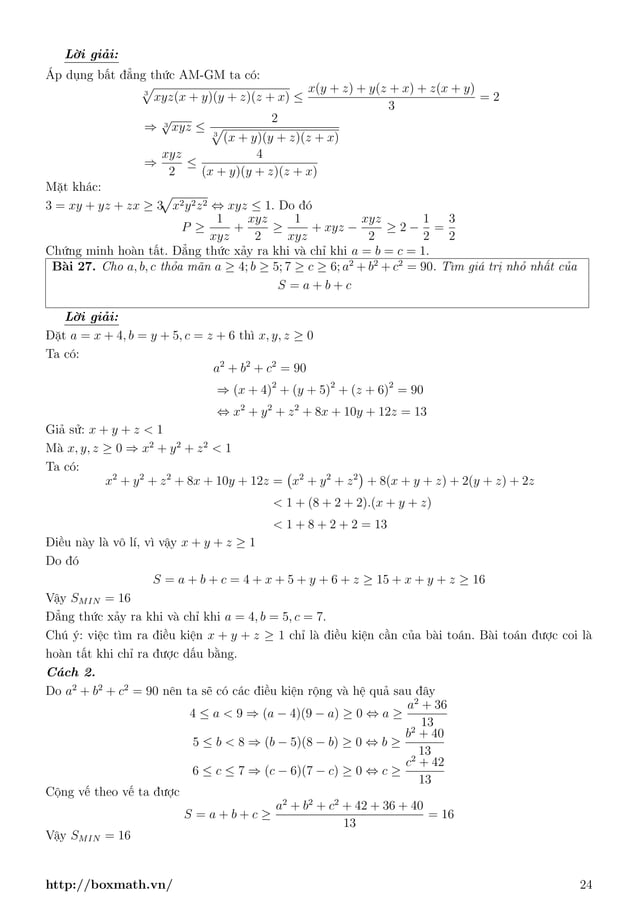 Bat dang thuc boxmath | PDF