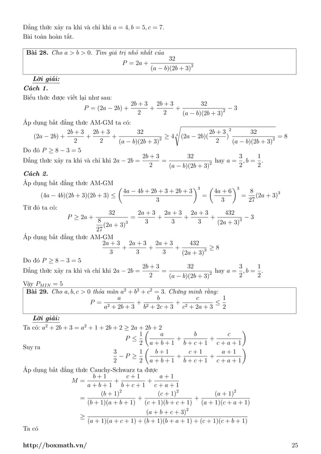 Bat dang thuc boxmath | PDF