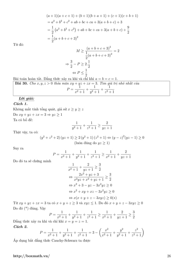 Bat dang thuc boxmath | PDF
