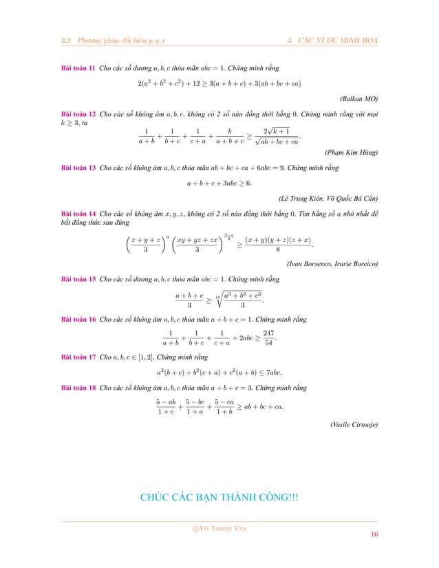 Bat dang thuc tam giac pqr | PDF
