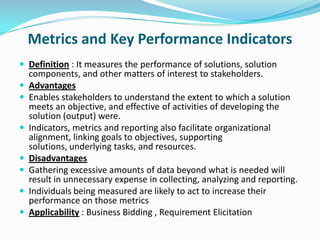 BA Techniques BABOK | PPTX | Computer Software and Applications | Computing