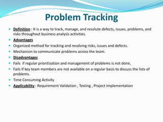 BA Techniques BABOK | PPTX | Computer Software and Applications | Computing