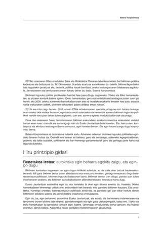 Batera Konpromisoa | PDF