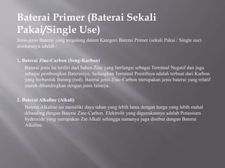 Baterai | PPTX