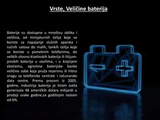 Baterije | PPT
