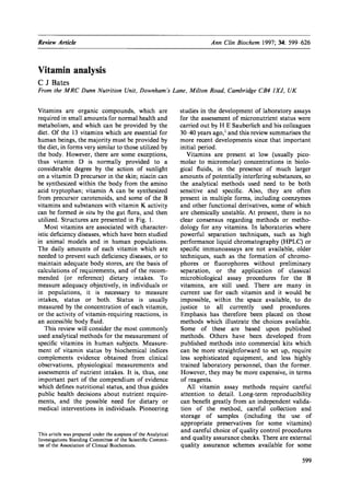 vitamin-analysis.pdf from the MRC Dunn Nutrition Unit | PDF