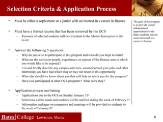 Bates Finance Roadshow | PPT | Financial Industry | Industries