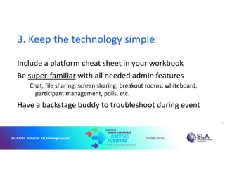 10 Secrets of Successful Live Virtual Learning | PPT