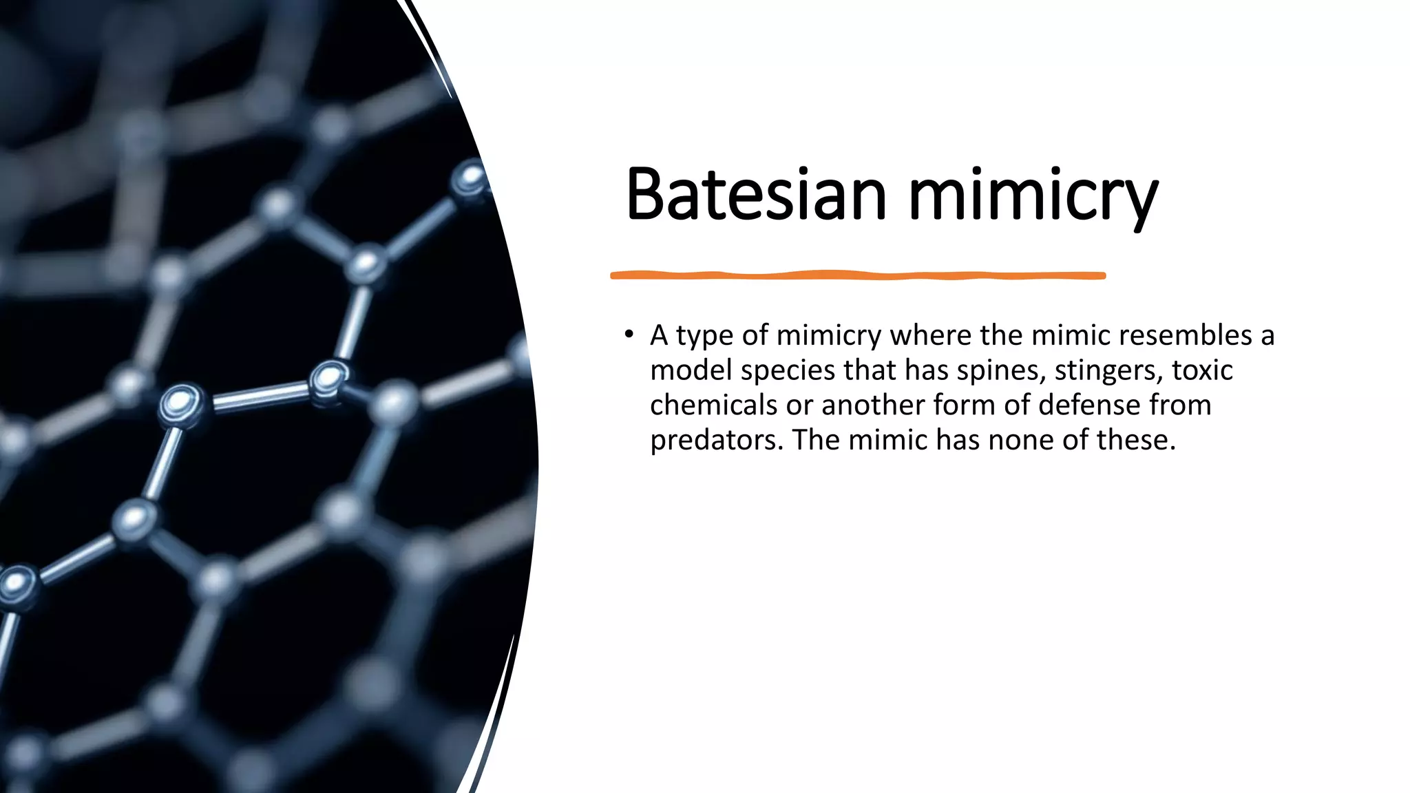 Mimicry: mullerian and batesian mimicry | PDF