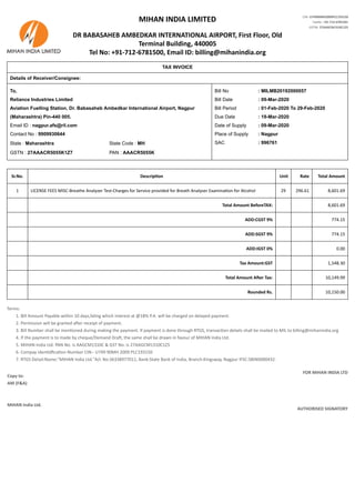 Ba test bill feb 2020 | PDF