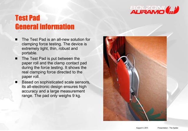 Measuring Clamping Force with the BA Test Pad | PPS